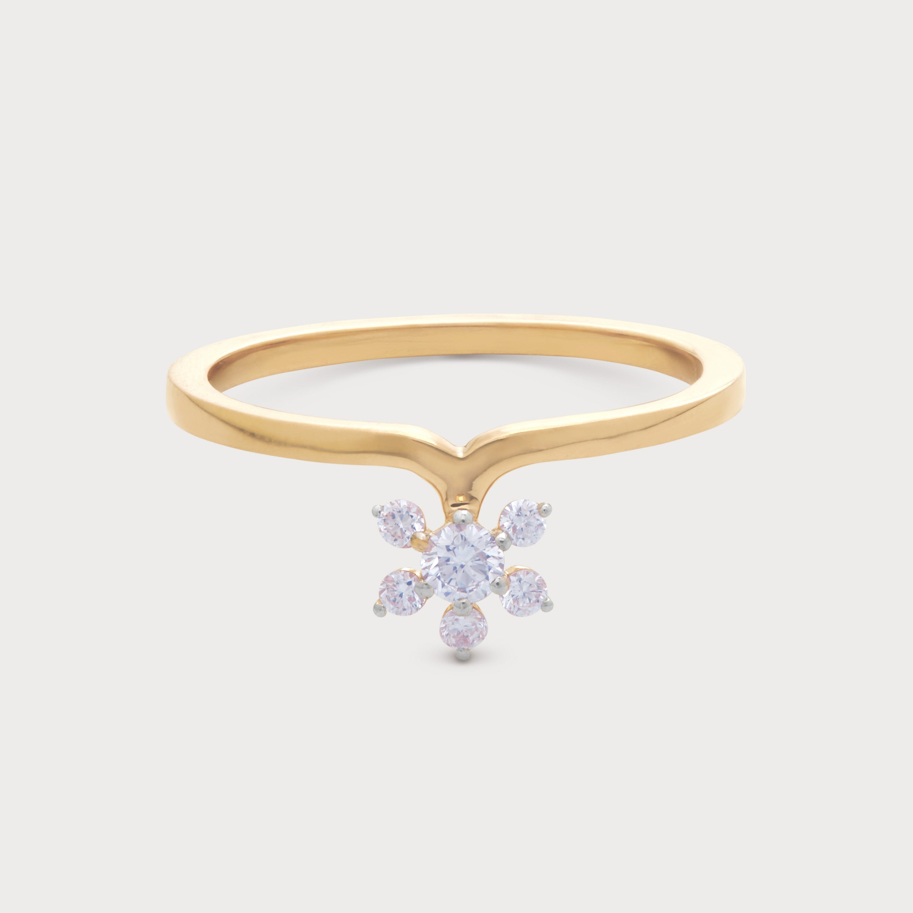 Aukera Women’s Diamond Ring – The Carnation Ring in Rose Gold – Aukera ...