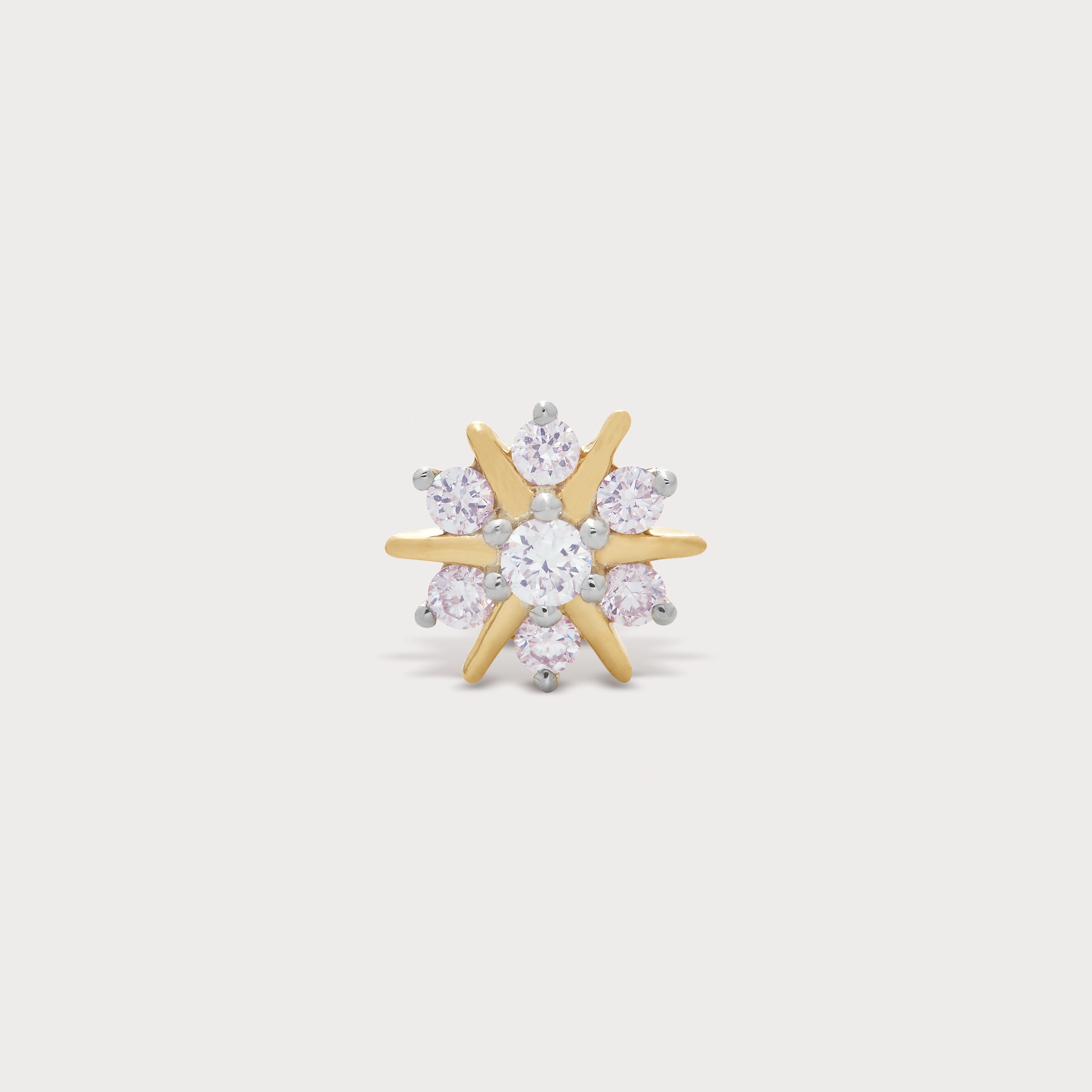 The Frostflake Nose Pin – Elegant Diamond Snowflake Jewelry – Aukera ...